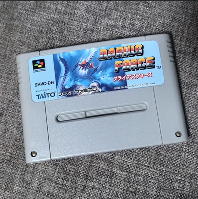 正版游戏卡太空战斗机任天堂SFC