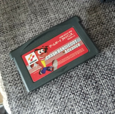 正版卡带古惑狼任天堂GBA