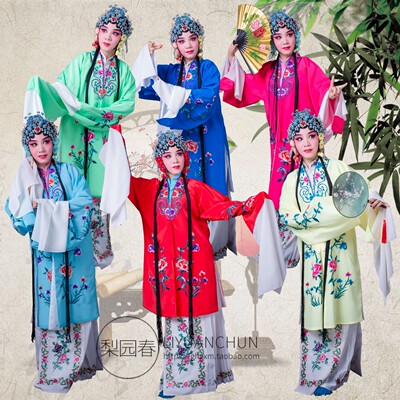 戏曲服装中国风花旦对披练功水袖