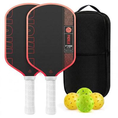 t700 碳纤维匹克球拍跨境匹克球套装全套 pickleball 球拍