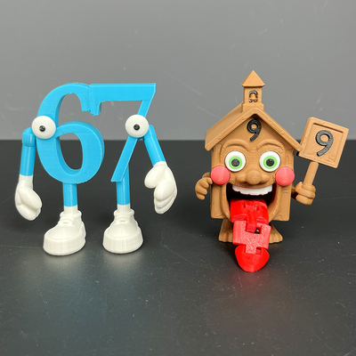 roblox Steal a Brainrot窃取脑腐游戏9号房子67数字人ai模型手办