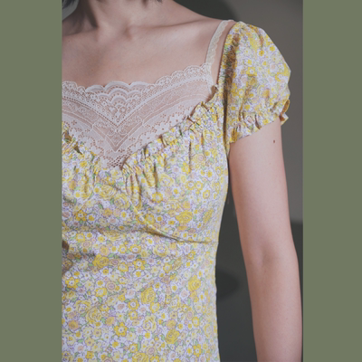 美出新高度防走光米色蕾丝吊带