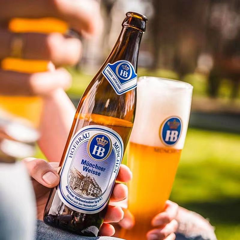 德国原装进口HB慕尼黑皇家小麦白啤酒黑啤酒500ml*20瓶整箱德啤_虎窝淘