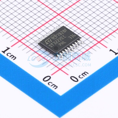 RS232芯片 ST3222ECTR TSSOP-20 意法半导体芯片 电子元器件配单