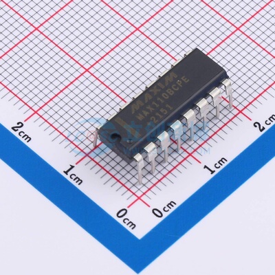 模数转换芯片ADC MAX110BCPE+ PDIP-16 MAXIM(美信) 电子元件配单