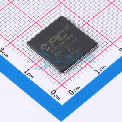 单片机(MCU/MPU/SOC) PIC32MX795F512L-80V/PF TQFP-100 MICROCHI
