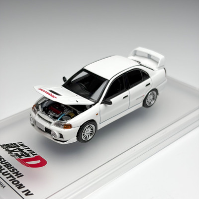 ATS 1:64 三菱 EVO 4代 头文字D 佛山展限 合金汽车模型