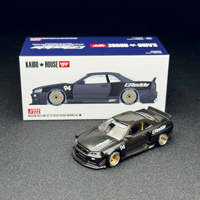 164#222尼桑R34GTR合金车模