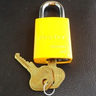 MasterLock玛斯特锁 抗打击铝合金安全挂锁 6835MCNRED