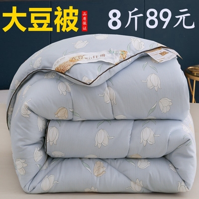 大豆纤维被全棉加厚保暖