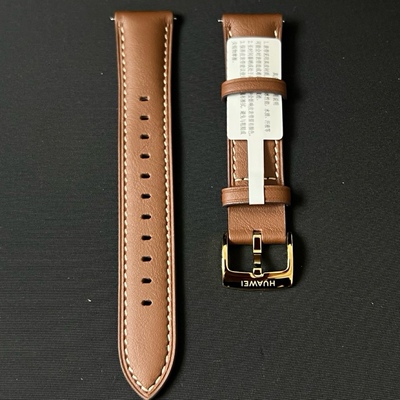 适用于华为原装拆机真皮表带18s女款表链41mmgt5progt4按压式腕带