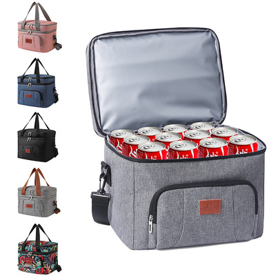 双层保温饭盒冷藏露营保温箱lunchbox包户外野餐包车载外卖送餐箱