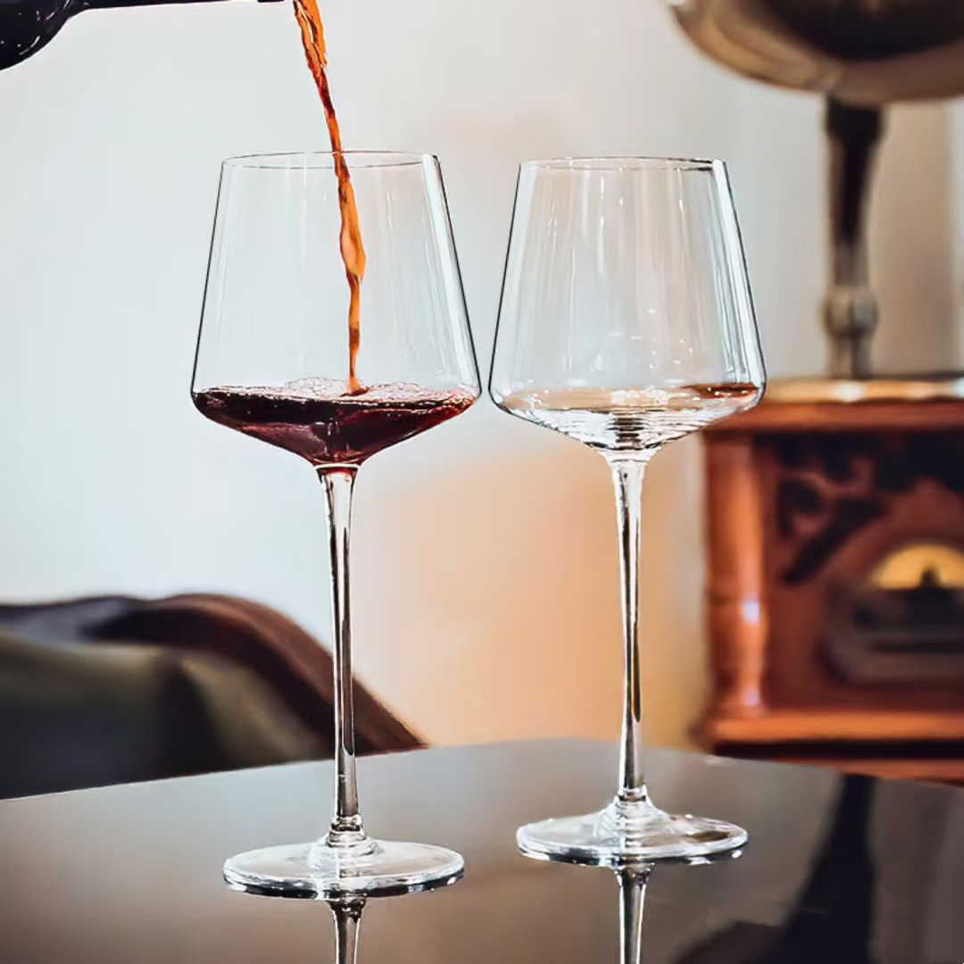 高端红酒杯轻奢高档葡萄酒杯高脚杯子套装家用高颜值欧风正品新款