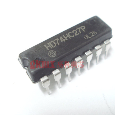 高科美芯 IC集成电路HD74HC27P DIP14逻辑芯片 三路 5元/PCS