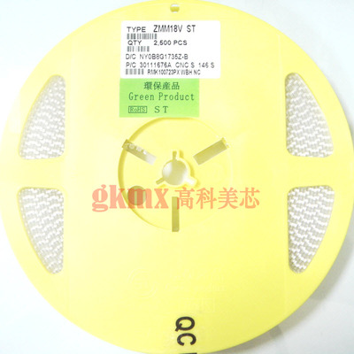 高科美芯 齐纳稳压二极管ZMM18V(18V/LL-34玻璃管1206)50个5元