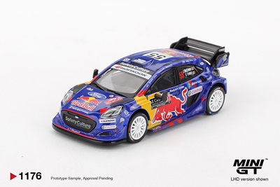 [现货]MINIGT 1:64 福特 Puma 红牛 Rally1 #55 合金车模型1176