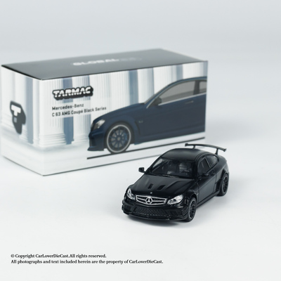 Tarmac Works TW 1:64 奔驰 C63 AMG Coupe Black 合金汽车模型