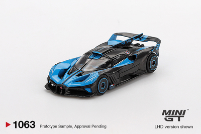 [现货]MINIGT 1:64 布加迪Bugatti Bolide 飞火流星 合金车模1063
