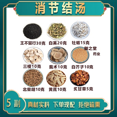 消结节汤王不留行白英牡蛎三棱莪术白芥子北柴胡黄芪甘名医有话说