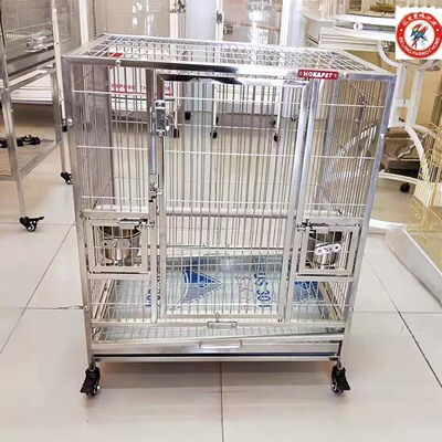 HOKAPET304不锈钢鹦鹉笼可叠加