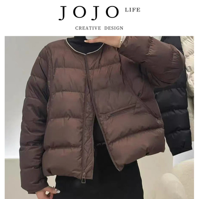 JOJO'SLIFEPD羽绒服时尚鸭绒白