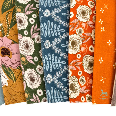 美国进口棉布料漫步花丛手工diy