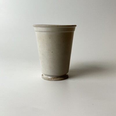40ml柴烧主人杯1199中白泥手工品茗杯子无釉裸烧落灰客直筒闻香杯