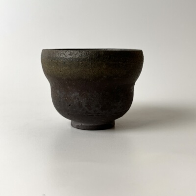 70ml柴烧主人杯1153珍珠泥手工品茗杯子无釉裸烧落灰客杯材烧