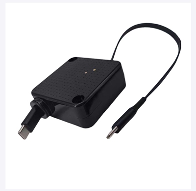 100W单拉伸缩数据线VIVO适用苹果15华为mate60小米OPPO超级快充线