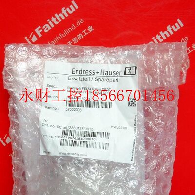 议价E+H FEL54 恩德斯豪斯音叉式物位计电子插件 52002306 FEL ￥