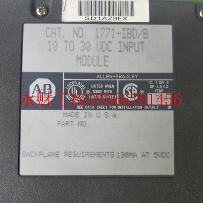 议价拆机 AB 1771-IBD/B 实物拍摄 包好￥