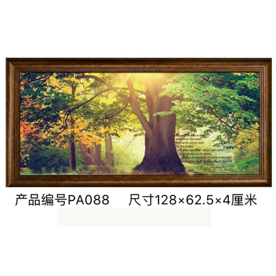 PA088客厅装饰画墙壁挂件128X62.5X4CM祝福家居饰品礼品挂画