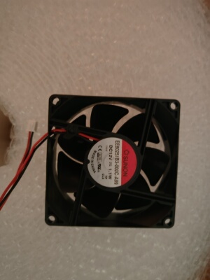 建准EE80251B3-000C-A99 12V 1.10W 8025 8CM静音机箱散热风扇