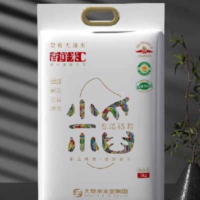 大地禾香鲜米白5kg南粳5818全产业链稻米