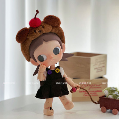 zsiga人偶娃衣嘎子姐衣服小熊发箍背带连衣裙向往之处1/8可爱套装