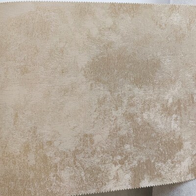 定制3.4米高斑驳云纹浅黄色墙布