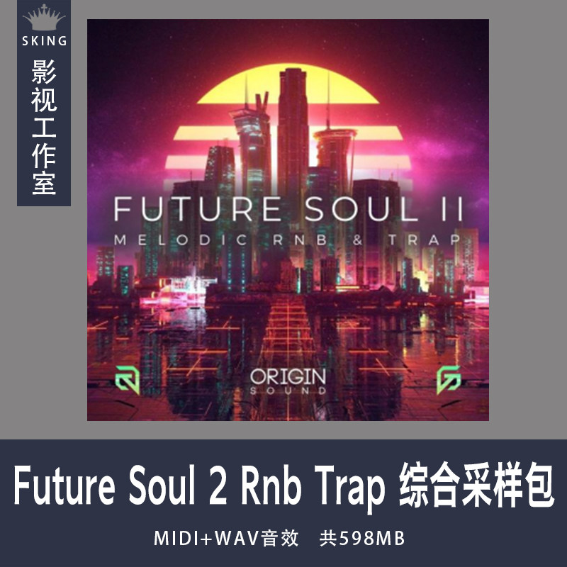 Future Soul 2 Trap Rnb未来灵魂旋律采样 Loop/鼓组/音色/人声_虎窝淘