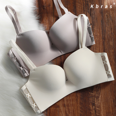 Kbras聚拢无痕镂空设计文胸