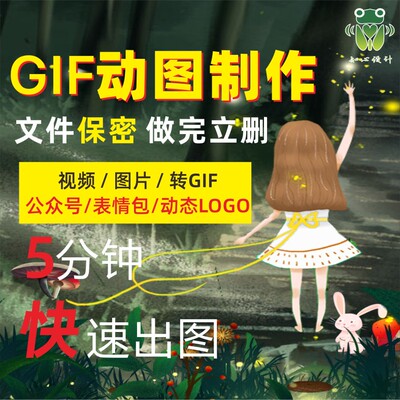 动图制作GIF压缩公众号头图GIF视频转GIF作图表情包+上传美团头像
