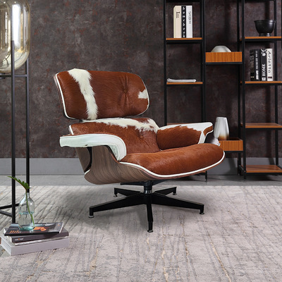 伊姆斯躺椅eames北欧奶牛