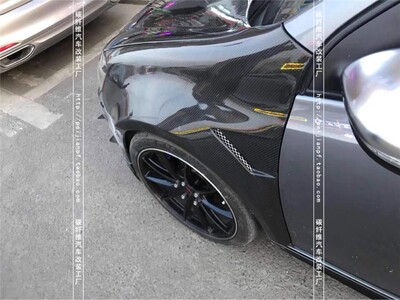 适用于大众高尔夫6碳纤维叶子板R20 MK6改装宽体开孔翼子板大包围
