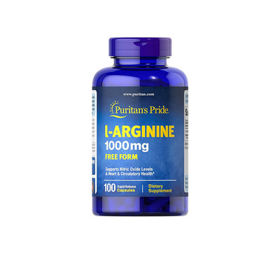 普丽普莱Puritan's Pride精氨酸片1000mg100片男性备孕提升活力