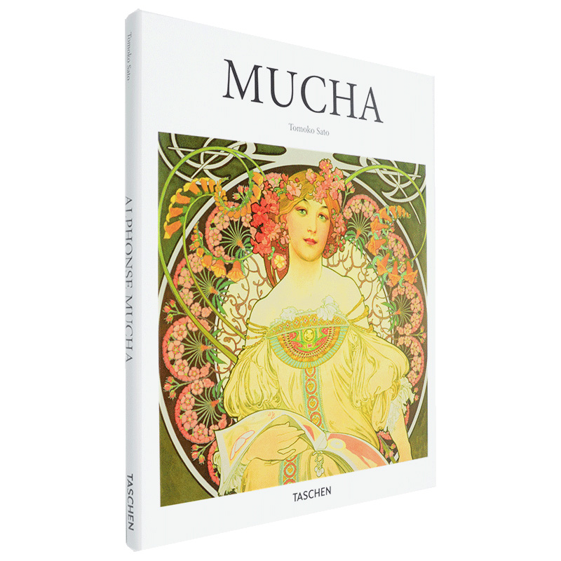 【现货】[TASCHEN出版]【Basic Art 2.0】MUCHA阿尔丰斯穆夏艺术作品捷克绘画大师英文进口原版跨越多个艺术领域大师画册_虎窝淘