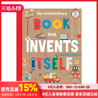 【预售】非凡之书：动手发明 The Week Junior图书奖 The Extraordinary Book that Invents Itself 原版英文儿童绘本 善本图书