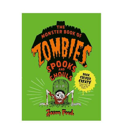 【现货】Zombies, Spooks and Ghouls 怪物书:自己画僵尸、幽灵和食尸鬼