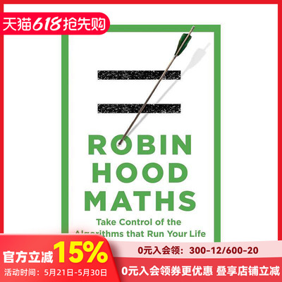 【预售】罗宾汉数学：掌控掌控你人生的算法 Robin Hood Maths 原版英文社会科学 掌控社交媒体 明智投资 处理风险
