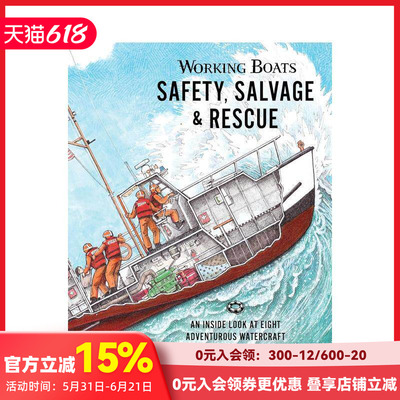 【预售】工作船：安全、打捞与救援 Working Boats: Safety， Salvage， and Rescue 原版英文儿童绘本 善本图书
