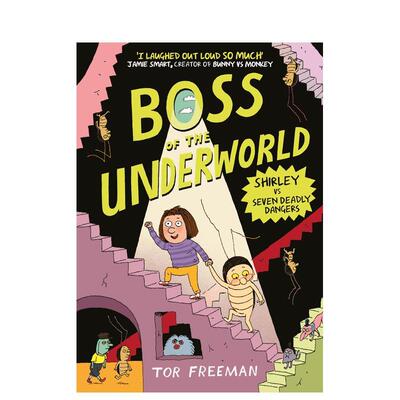 【预售】(预计9月出版)【冥界老大】第3册：雪莉大战七大险境Boss of the Underworld: Shirley vs  Danger原版英文儿童漫画