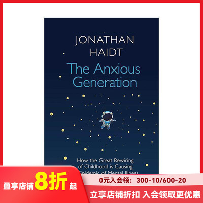 【预售】焦虑的一代 The Anxious Generation 原版英文社会科学 善本图书