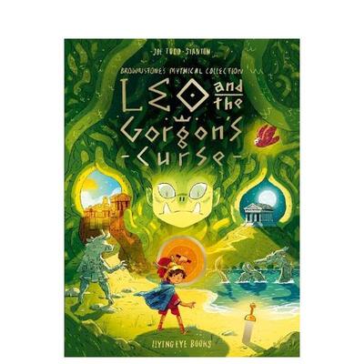 【现货】【Brownstone神话故事系列】李奥和蛇发女妖的诅咒 Leo and the Gorgon’s Curse 原版英文儿童漫画